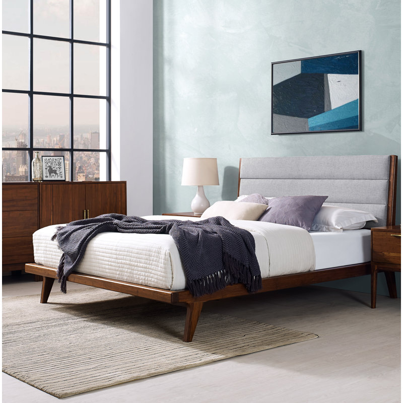 Mercury Upholstered Platform Bed And Reviews Allmodern